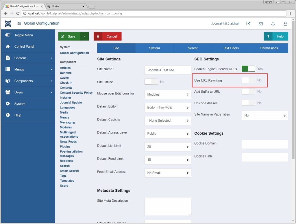 How To Remove Index php From URL In Joomla 4