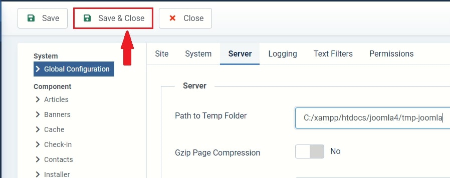 How to Change the Default Temp Folder in Joomla 4?